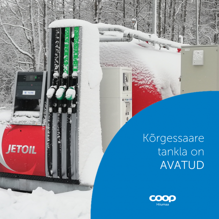 Kõrgessaare tankla on avatud – Coop Hiiumaa – Hiiumaa suurim ...